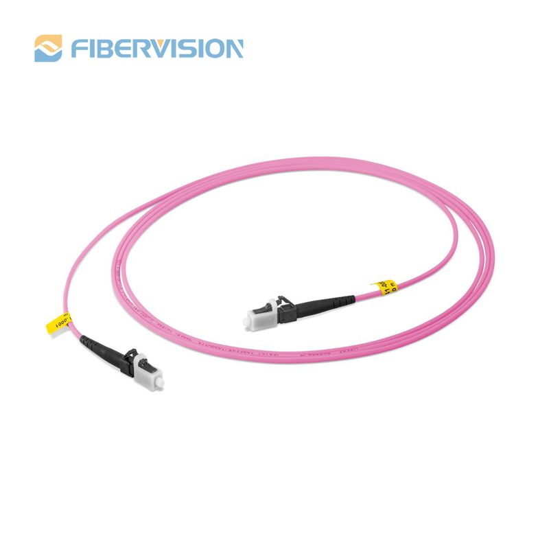High quality Fiber Optic Patch Cord Simplex LC SC FC ST connector Multi mode OM4 Fiber Patch ...