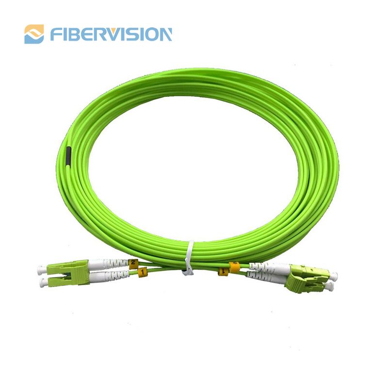 High quality Fiber Optic Patch Cord Simplex LC SC FC ST connector Multi mode OM5 Fiber Patch ...